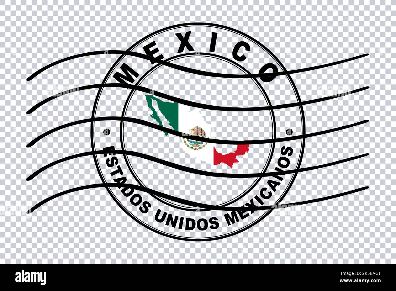 Mexico country map icon logo hi-res stock photography and images - Alamy
