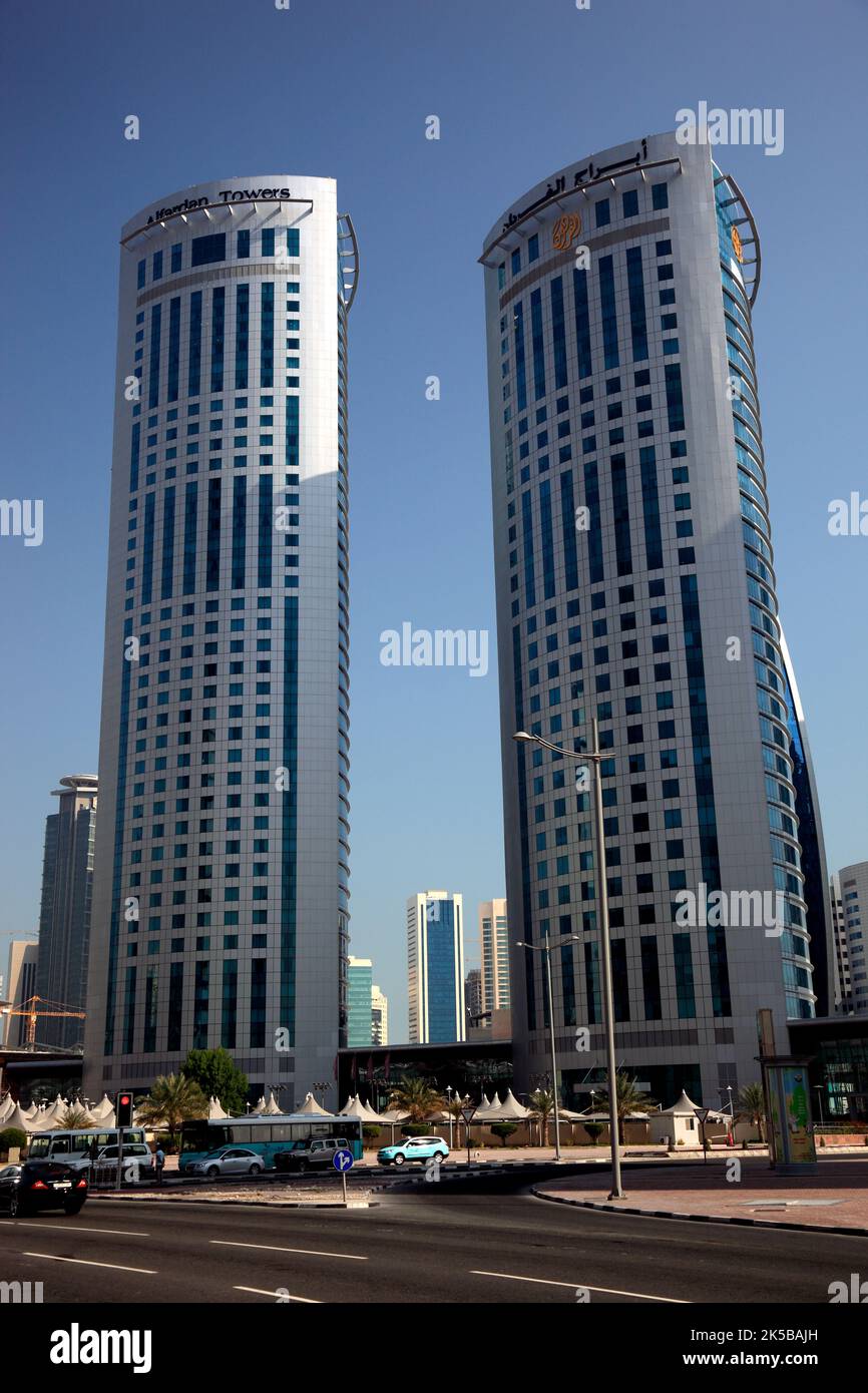 Al Fardan Residences, Barjeel Tower, Wind Tower, Doha, Qatar, Katar ...