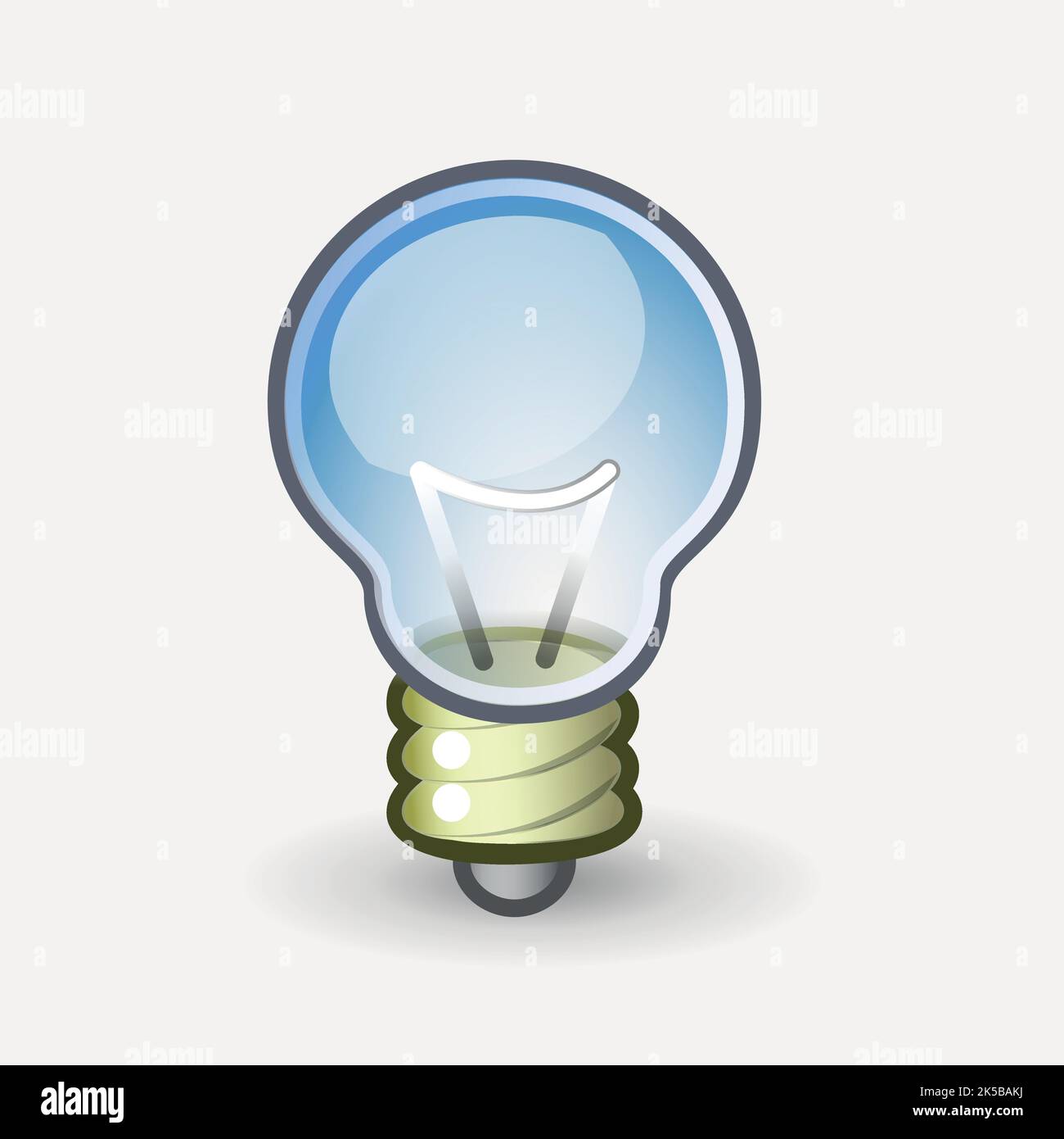 Light bulb clipart, object illustration vector Stock Vector Image & Art ...