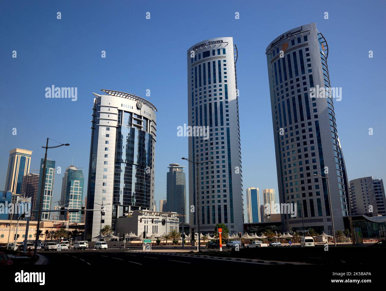Al Fardan Residences, Barjeel Tower, Wind Tower, Doha, Qatar, Katar ...