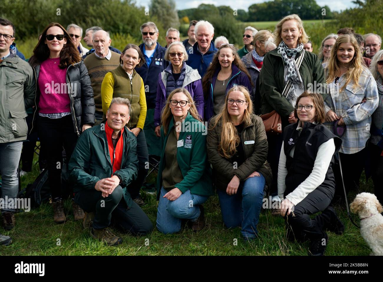 Conservationist Chris Packham (front left), joins Hampshire & Isle of ...