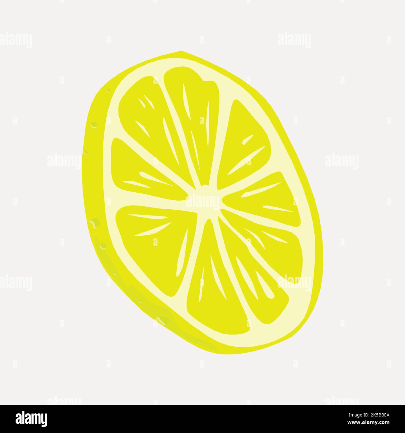 Lemon clipart, food illustration vector Stock Vector Image & Art - Alamy