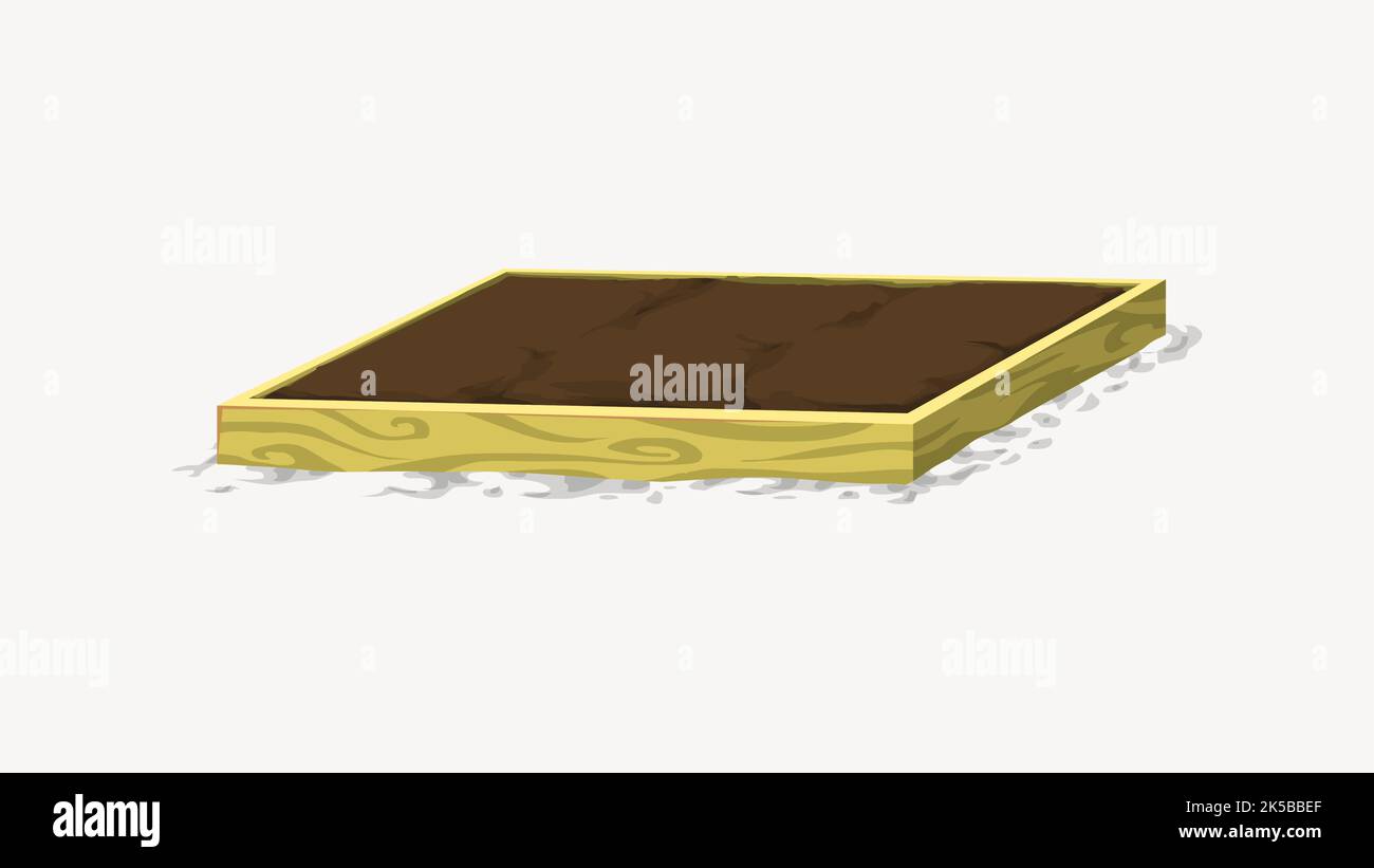 Planter box clipart, Glitch game illustration vector Stock Vector Image ...