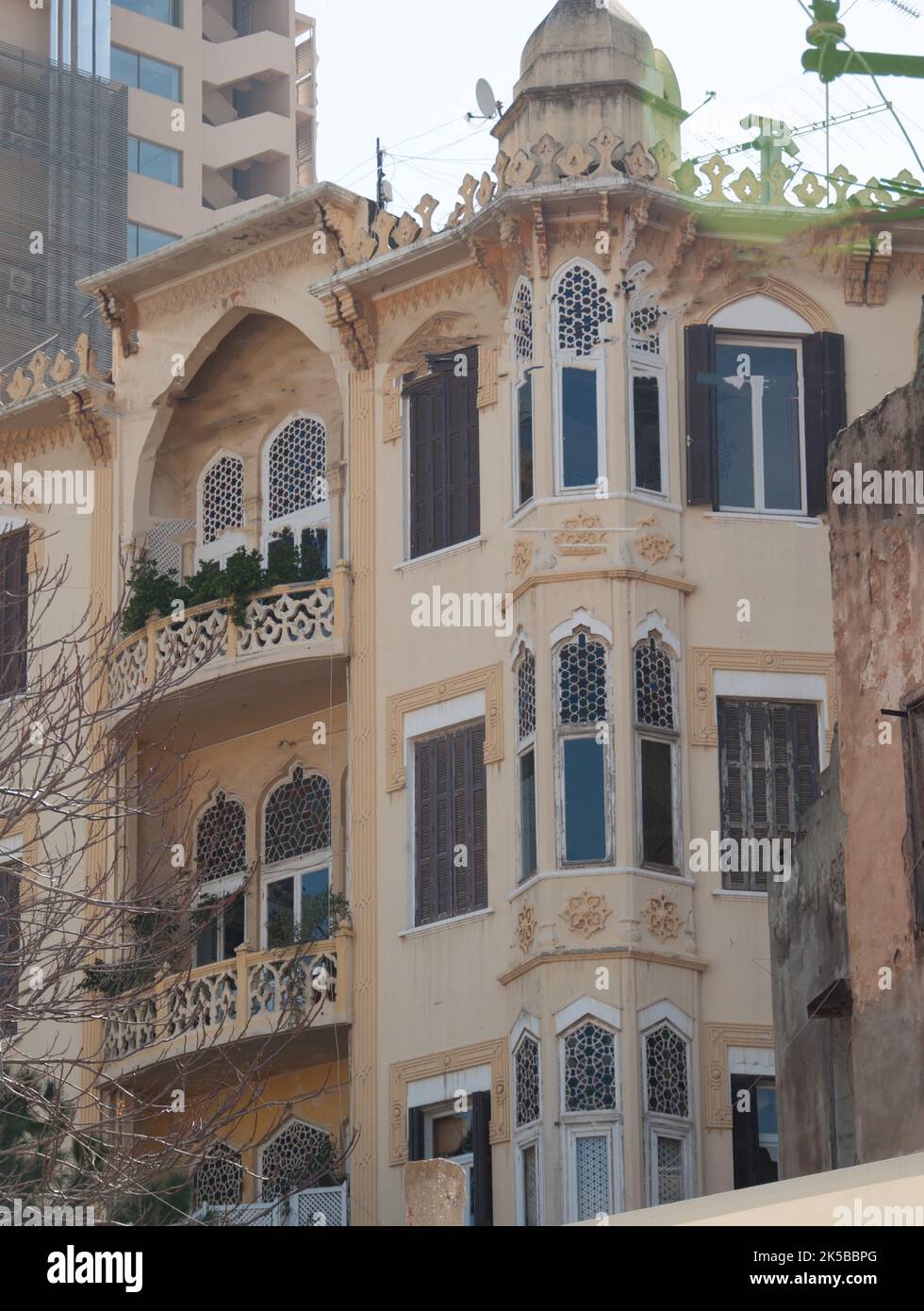Traditional Building, Beirut, Lebanon, Middle East Stock Photo - Alamy