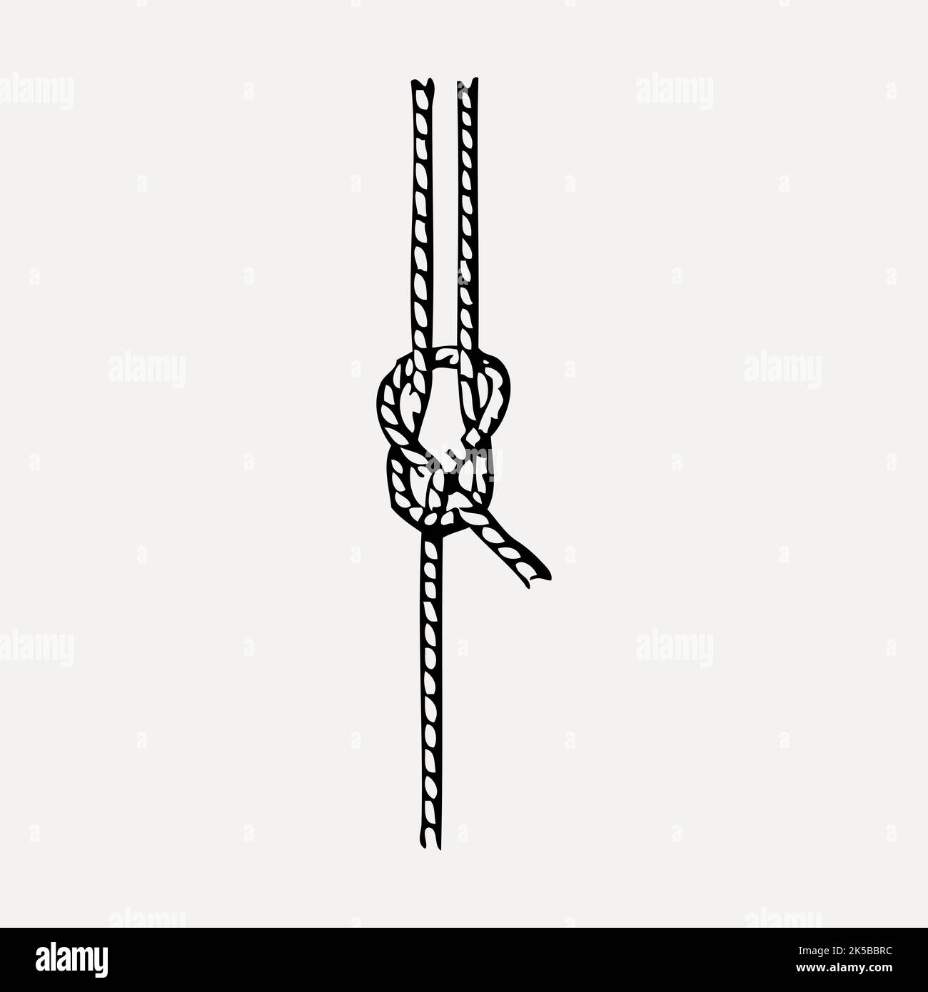 Rope knot drawing hi-res stock photography and images - Alamy