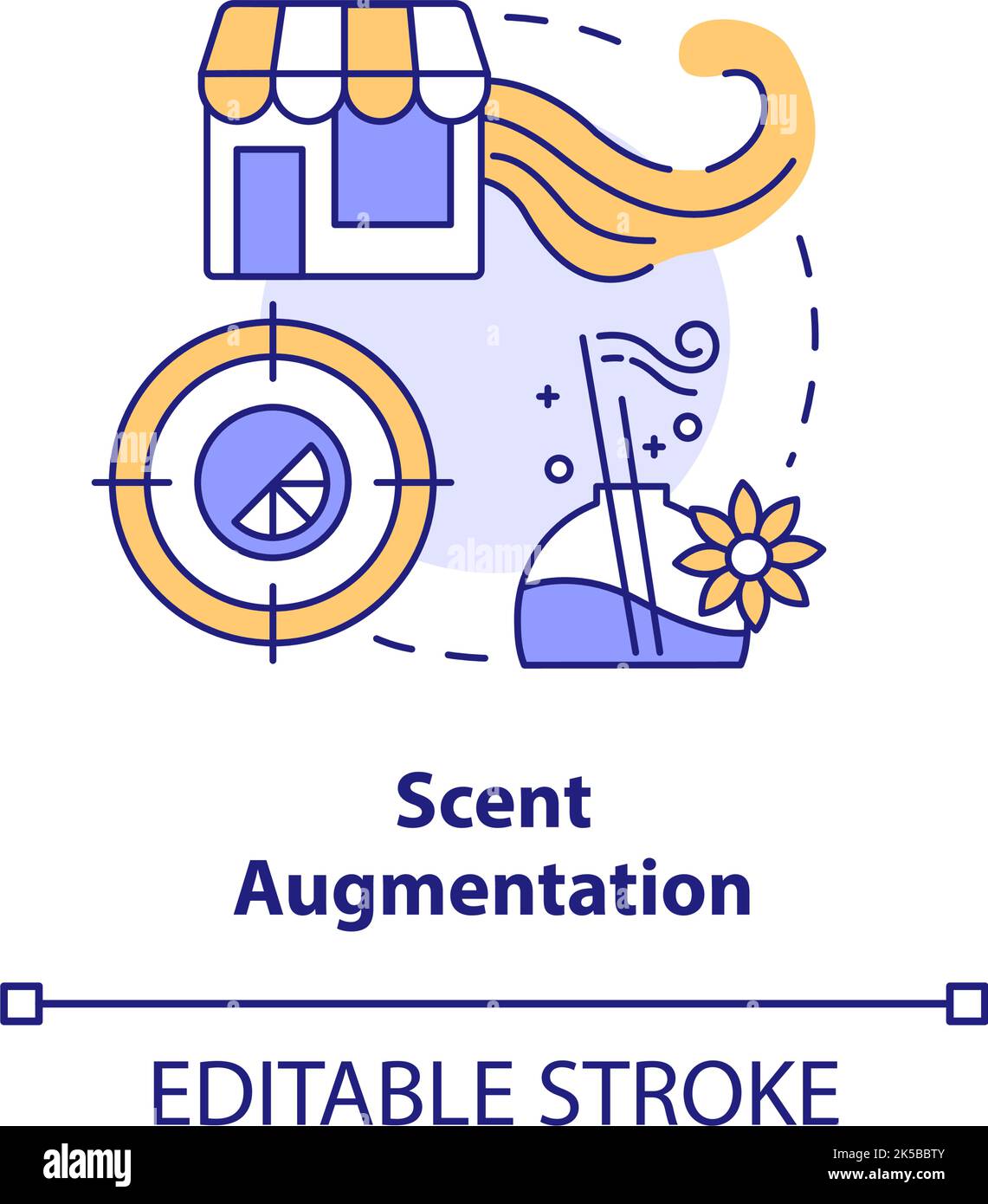 Scent augmentation concept icon Stock Vector Image & Art - Alamy