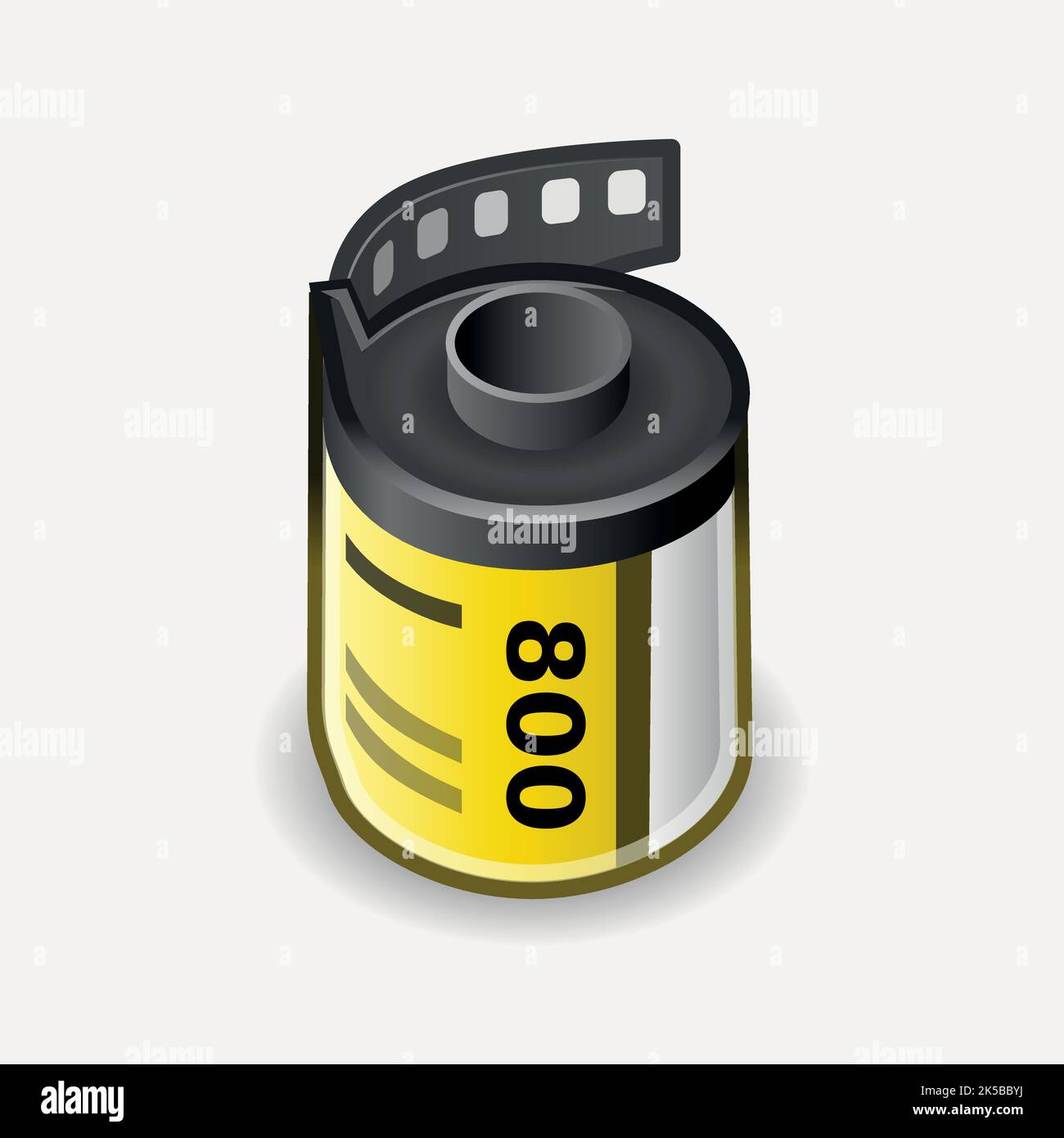 Roll film illustration vector Stock Vector Image & Art - Alamy