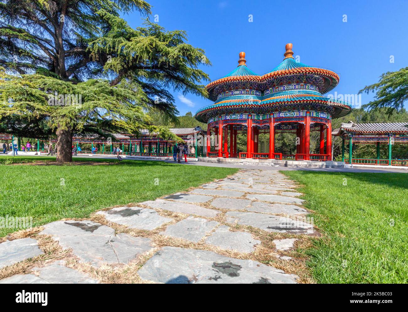 The Longevity Pavilion, Double Ring Road, Temple of Heaven Park ...