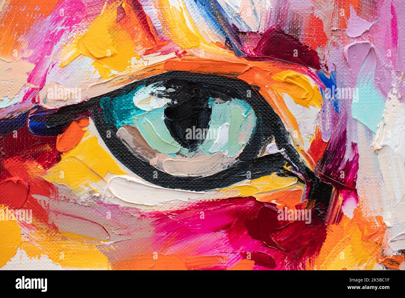 Simple Abstract Animal Painting