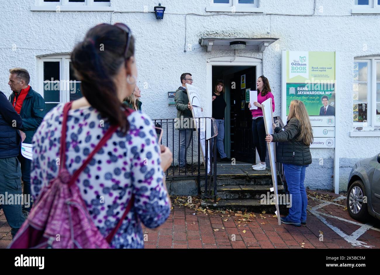 RSPB Executive Director Emma Marsh (right) and other wildlife ...
