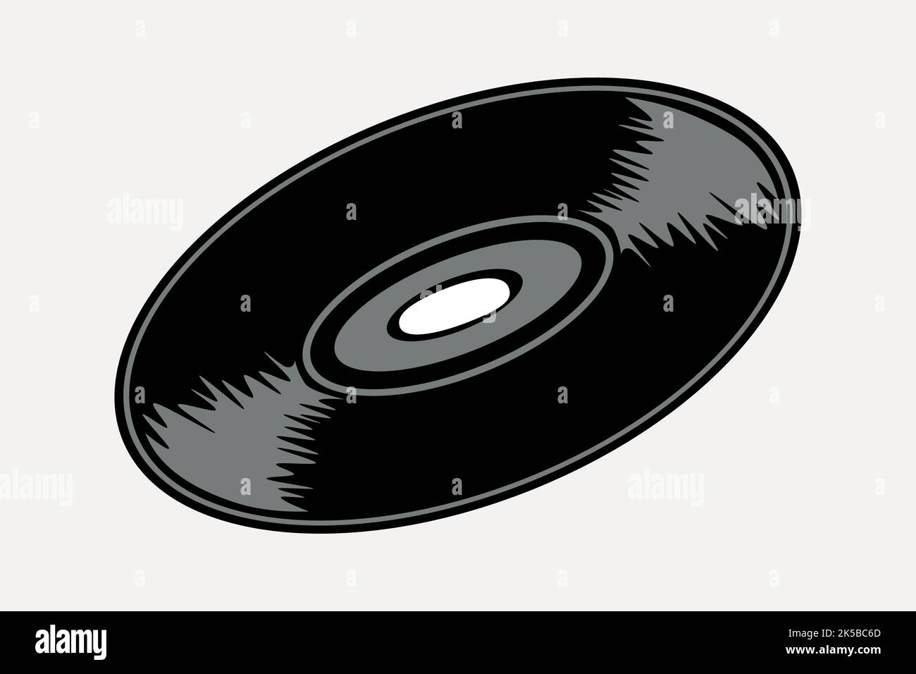 Vinyl record clipart illustration vector Stock Vector Image & Art - Alamy