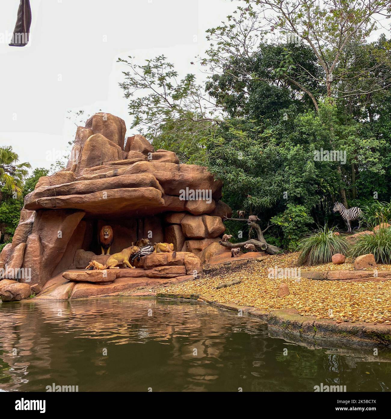 Orlando, FL USA - December 28, 2019: The Jungle Cruise ride at Walt ...
