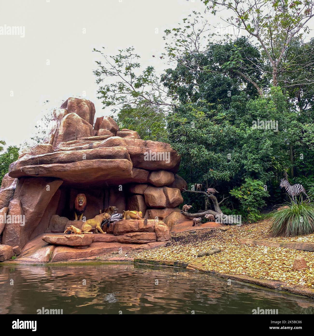 Orlando, FL USA - December 28, 2019: The Jungle Cruise ride at Walt ...
