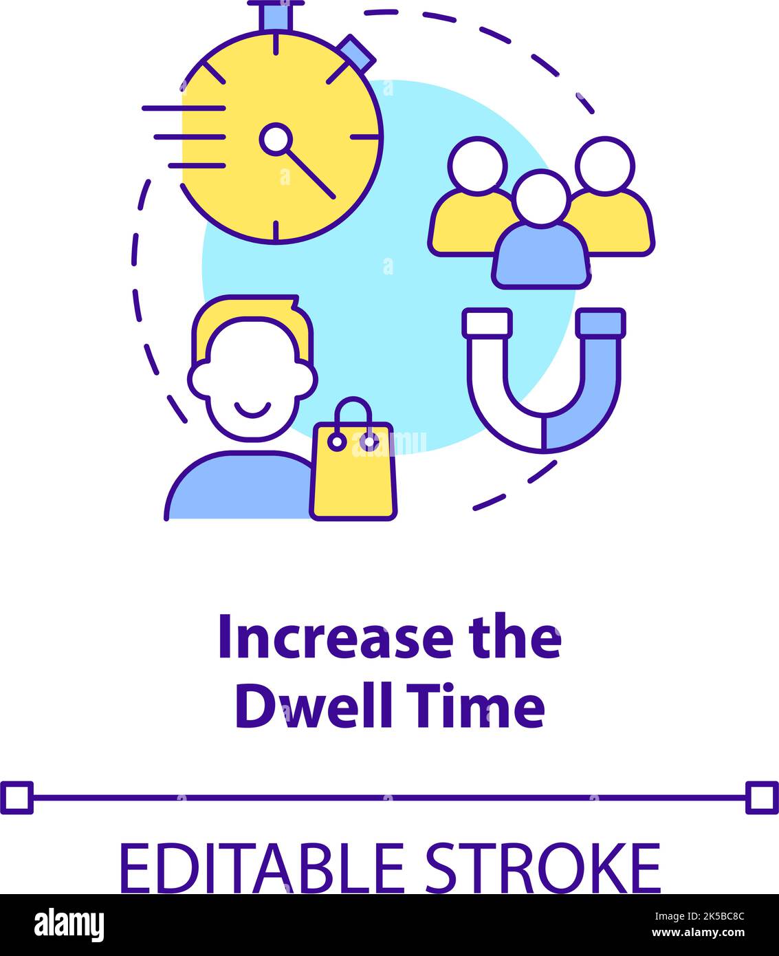 Increase dwell time concept icon Stock Vector Image & Art - Alamy Increase dwell time concept icon Stock Vector Image & Art - Alamy