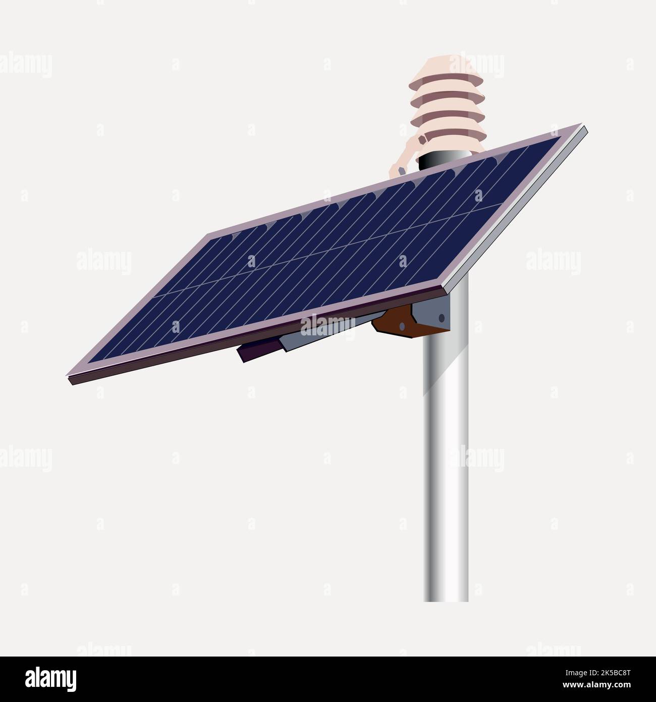 Solar panel clipart, illustration vector Stock Vector Image & Art - Alamy