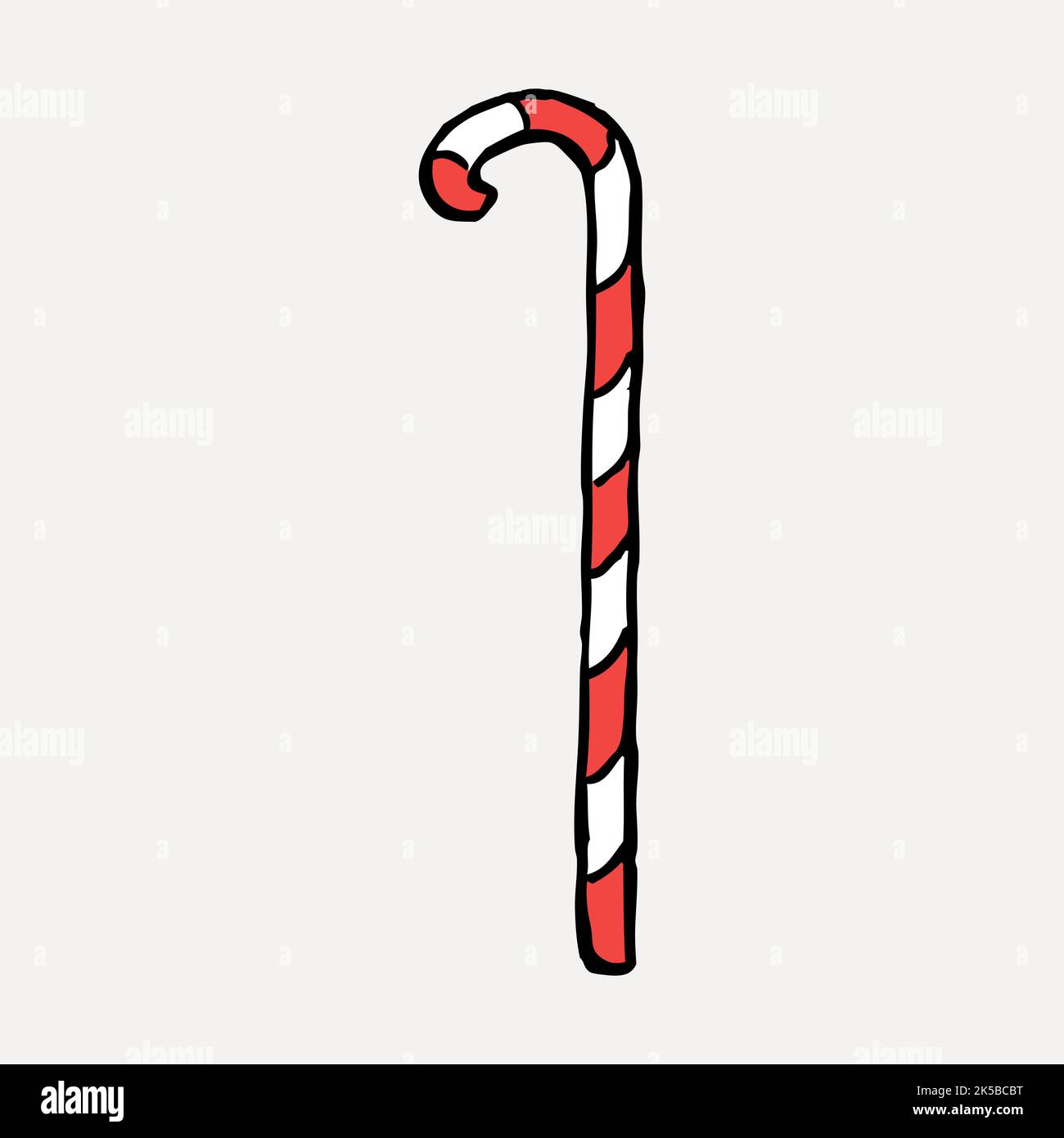 Candy cane clipart, illustration vector Stock Vector Image & Art - Alamy