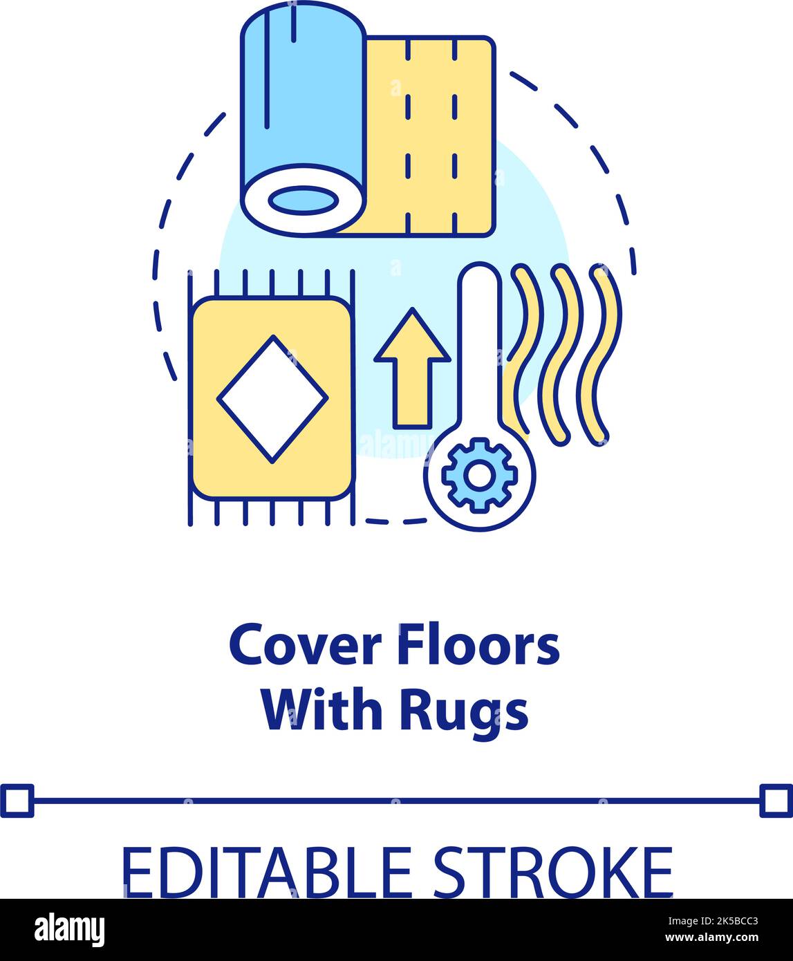 Rug circle logo Stock Vector Images - Alamy