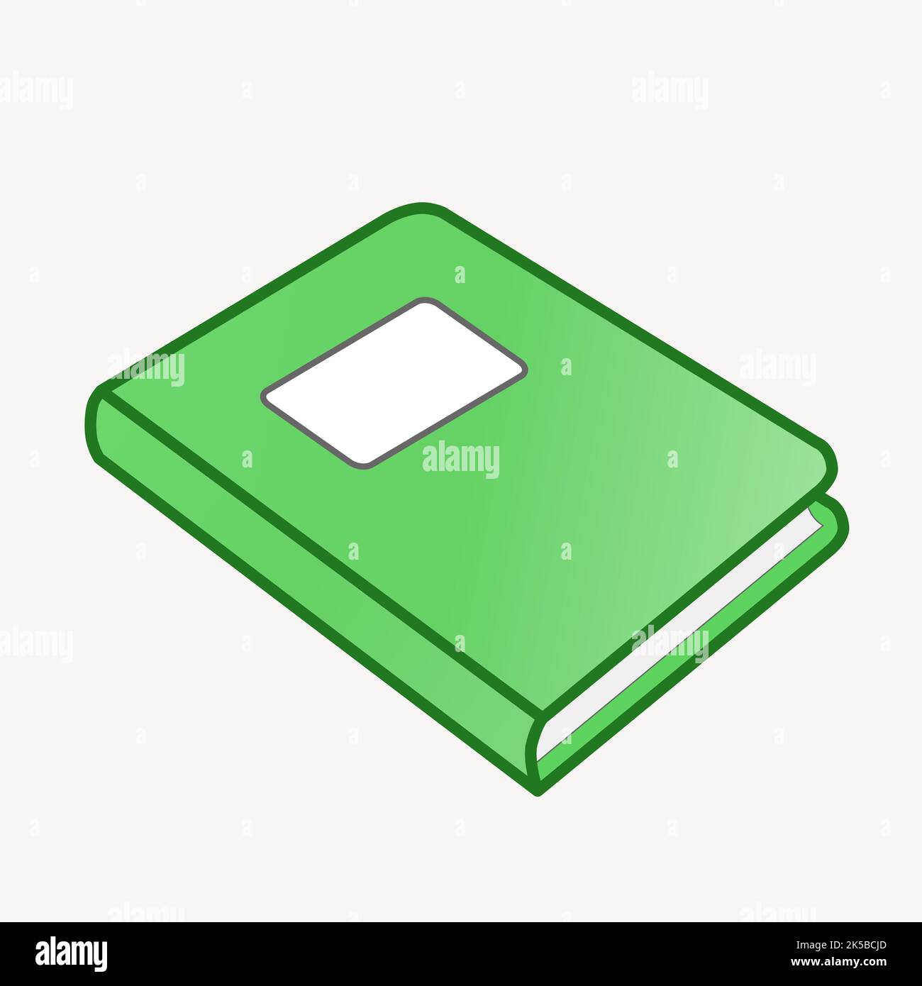 Green book collage element illustration vector Stock Vector Image & Art ...