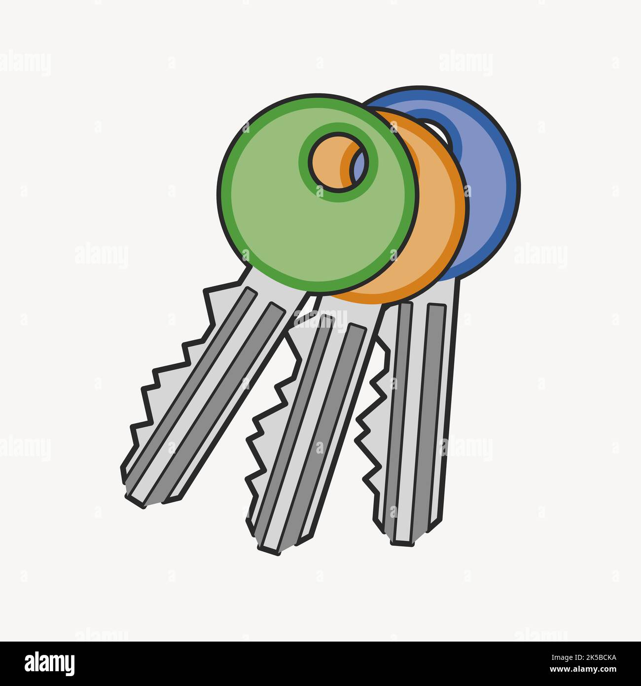 Three keys vector vectors hi-res stock photography and images - Alamy