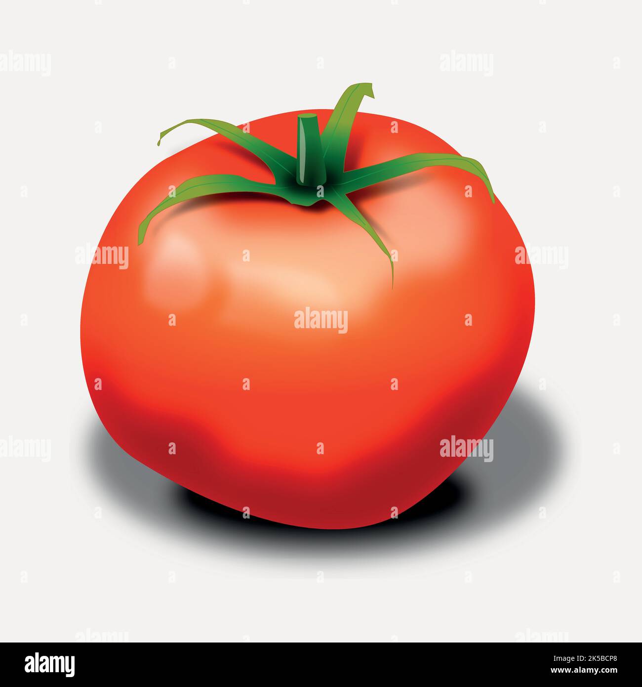 Tomato clipart, food illustration vector Stock Vector Image & Art - Alamy