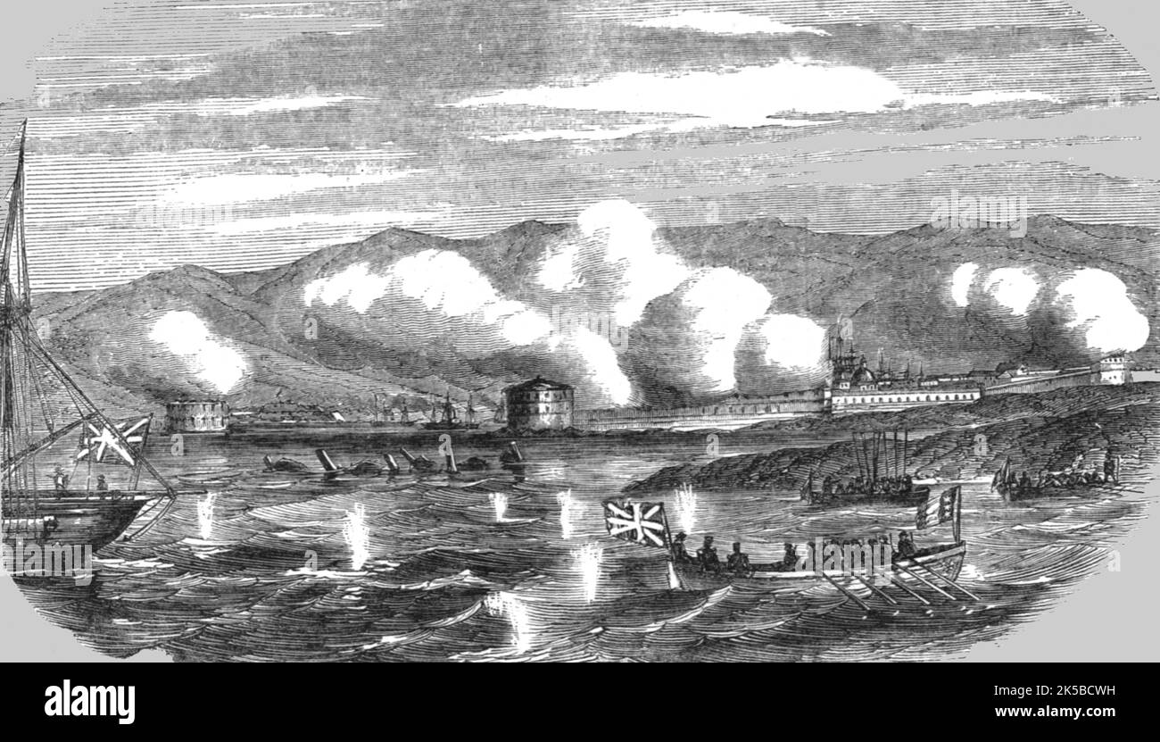 'Reconnoitering the Fortress of Sebastopol previous to the Commencement ...