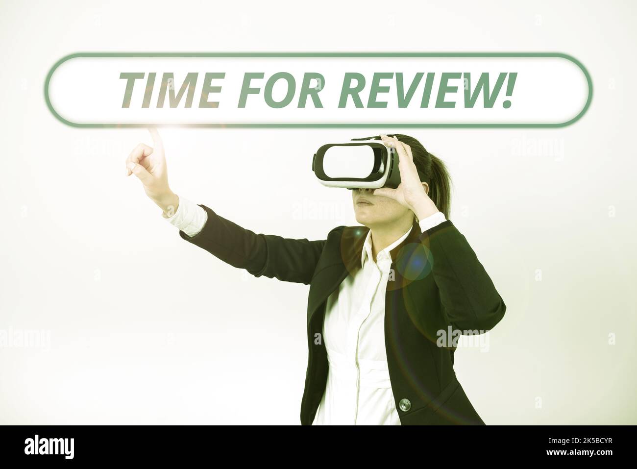 Writing displaying text Time For Review. Business idea a formal ...