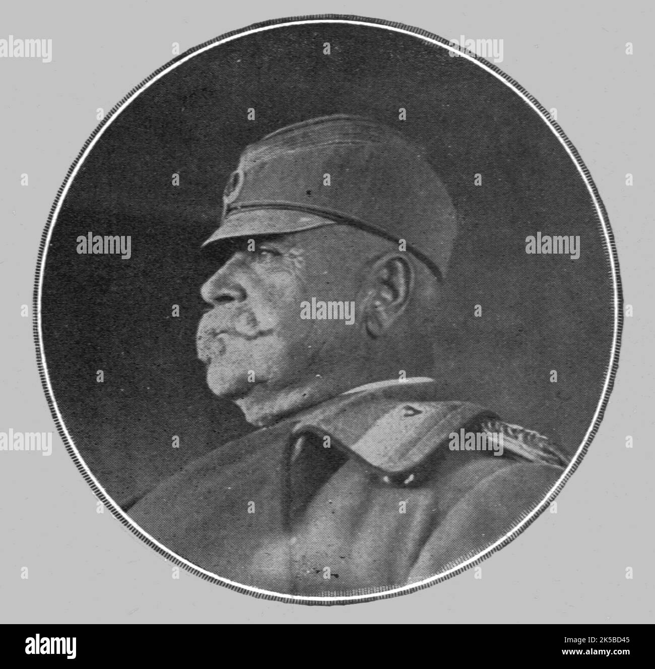 'Le voivode Stepanovitch, commandant la 2e armee serbe', 1916. From ...