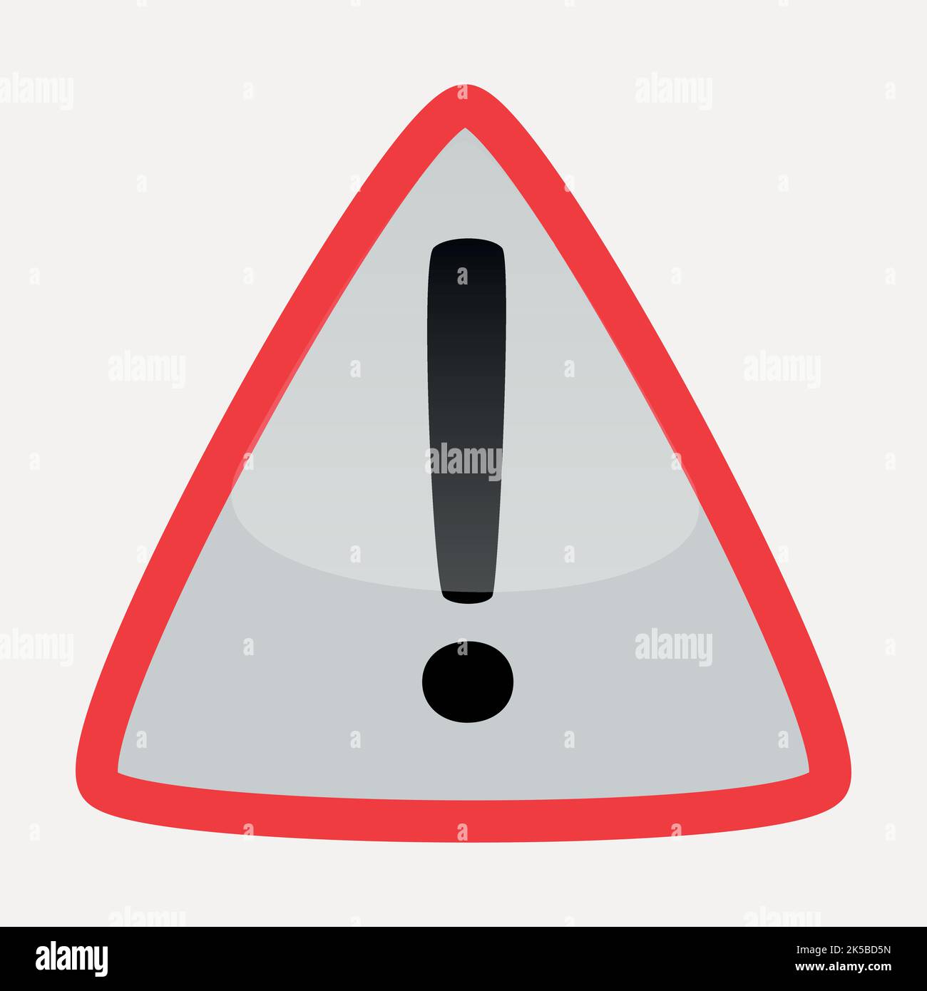 Caution sign clipart, illustration vector Stock Vector Image & Art - Alamy
