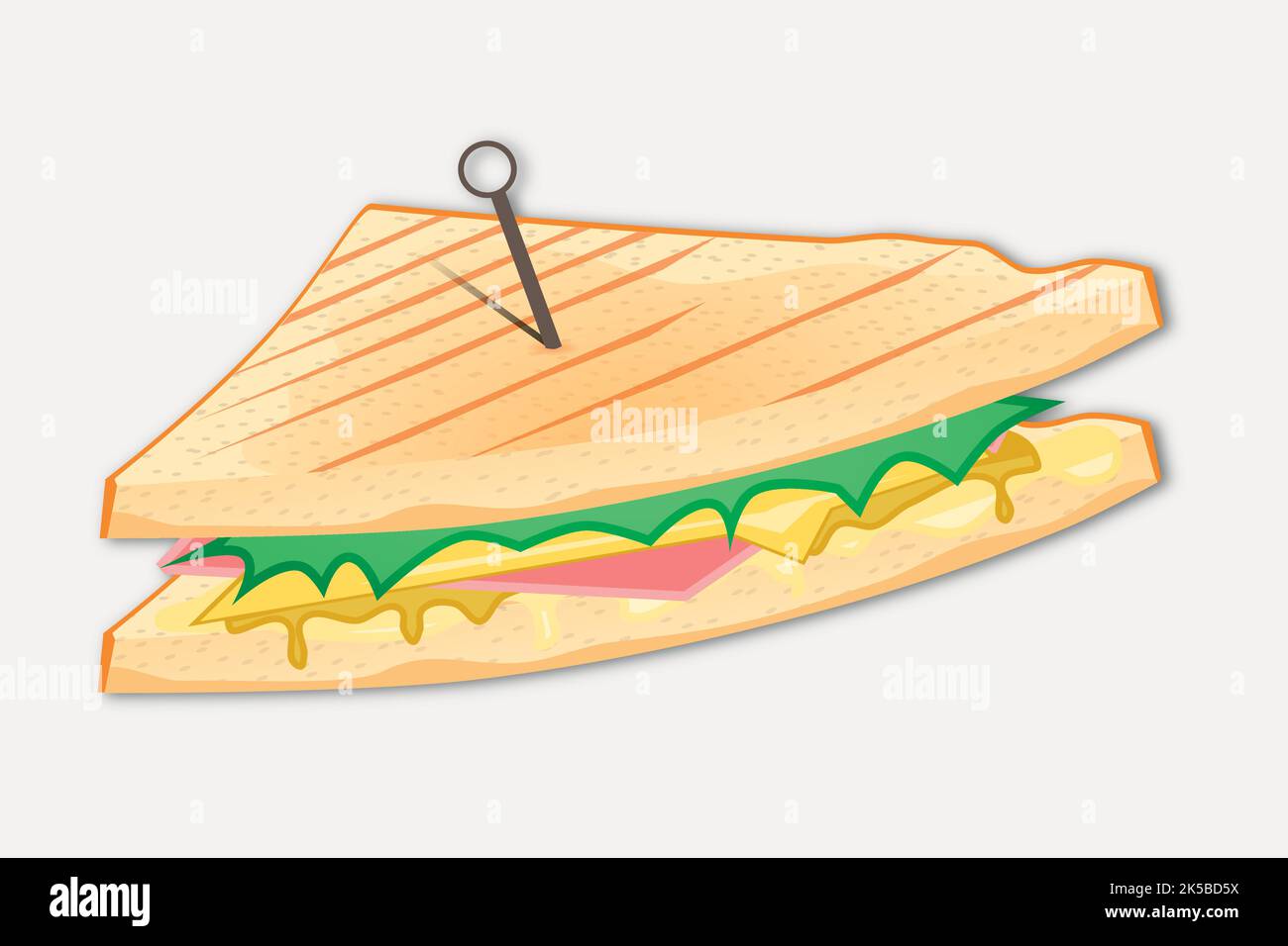 Sandwich, food clipart, illustration vector Stock Vector Image & Art ...