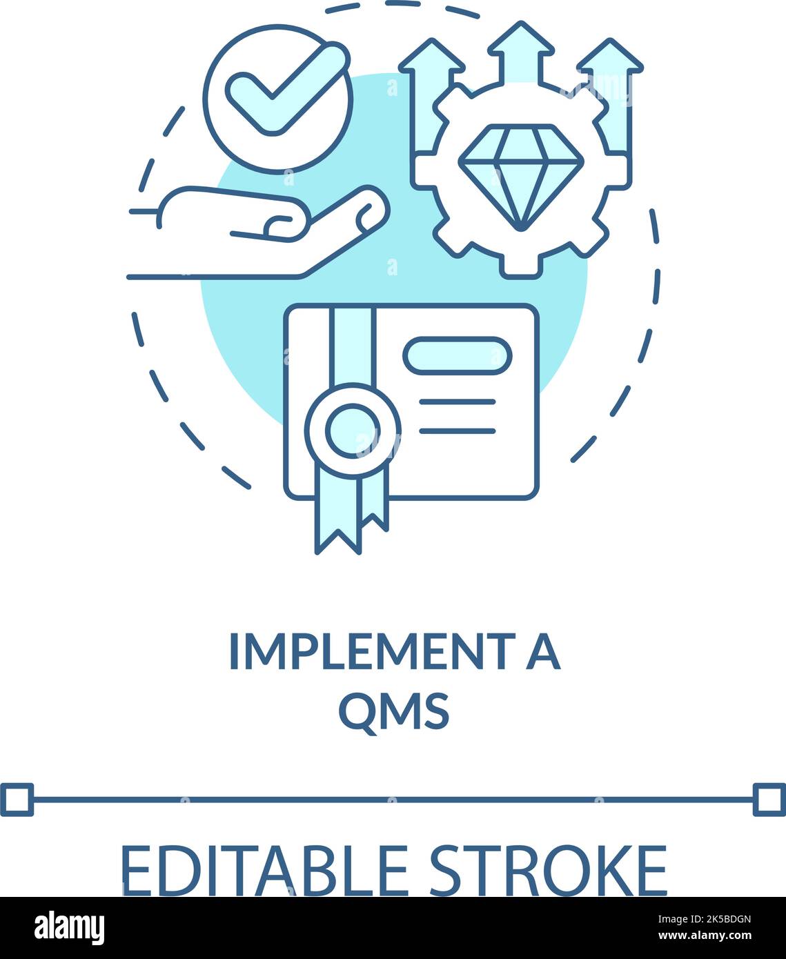 Implement QMS turquoise concept icon Stock Vector Image & Art - Alamy Implement QMS turquoise concept icon Stock Vector Image & Art - Alamy