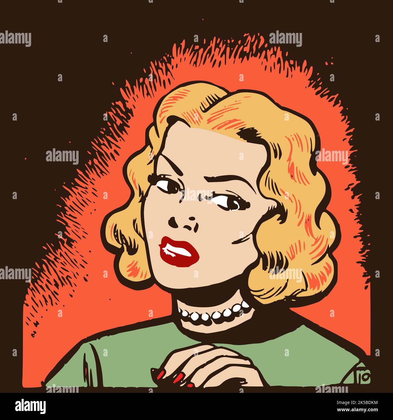 Angry woman clipart, cartoon character illustration vector Stock Vector ...