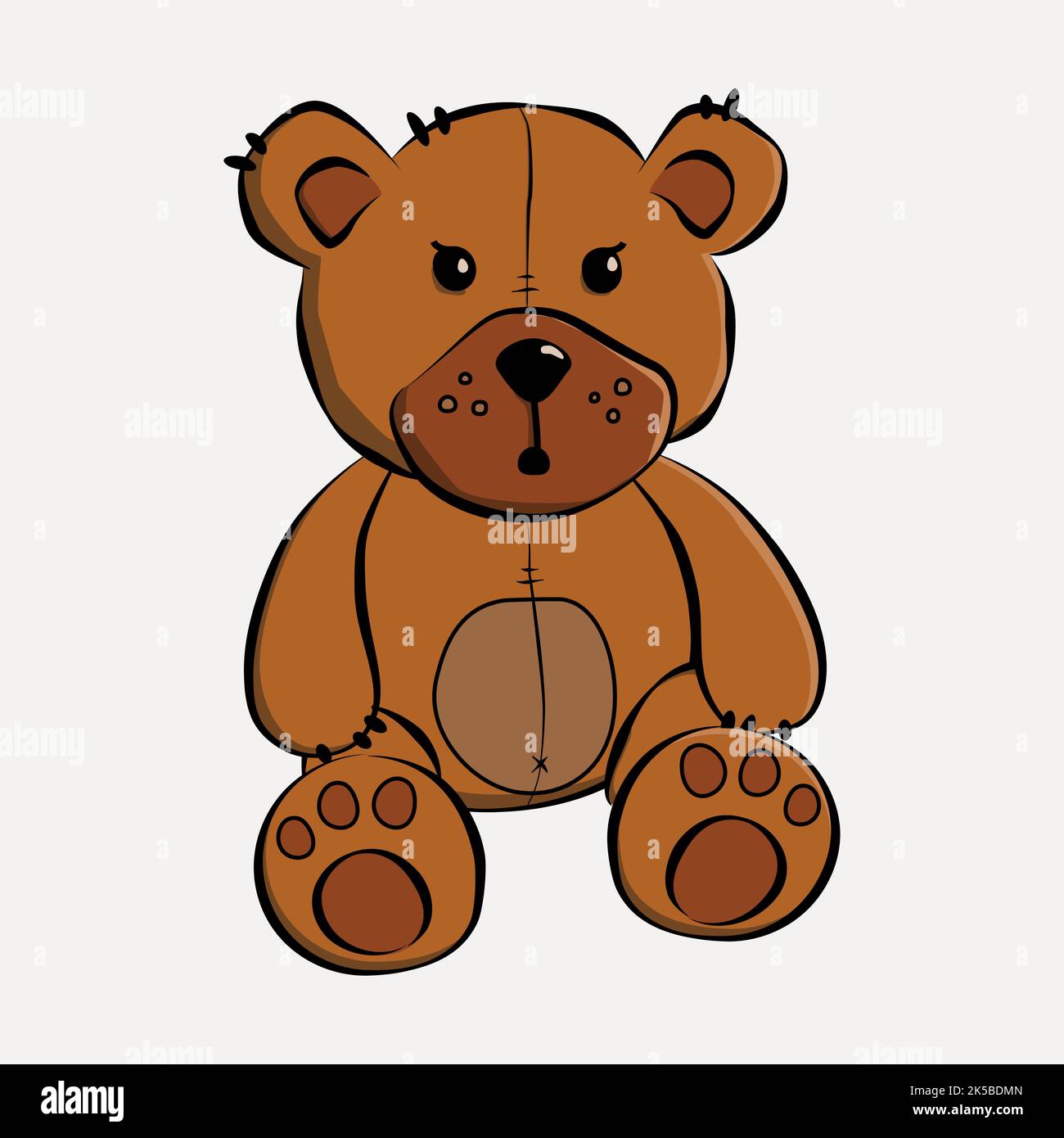 Teddy bear clipart, illustration vector Stock Vector Image & Art - Alamy