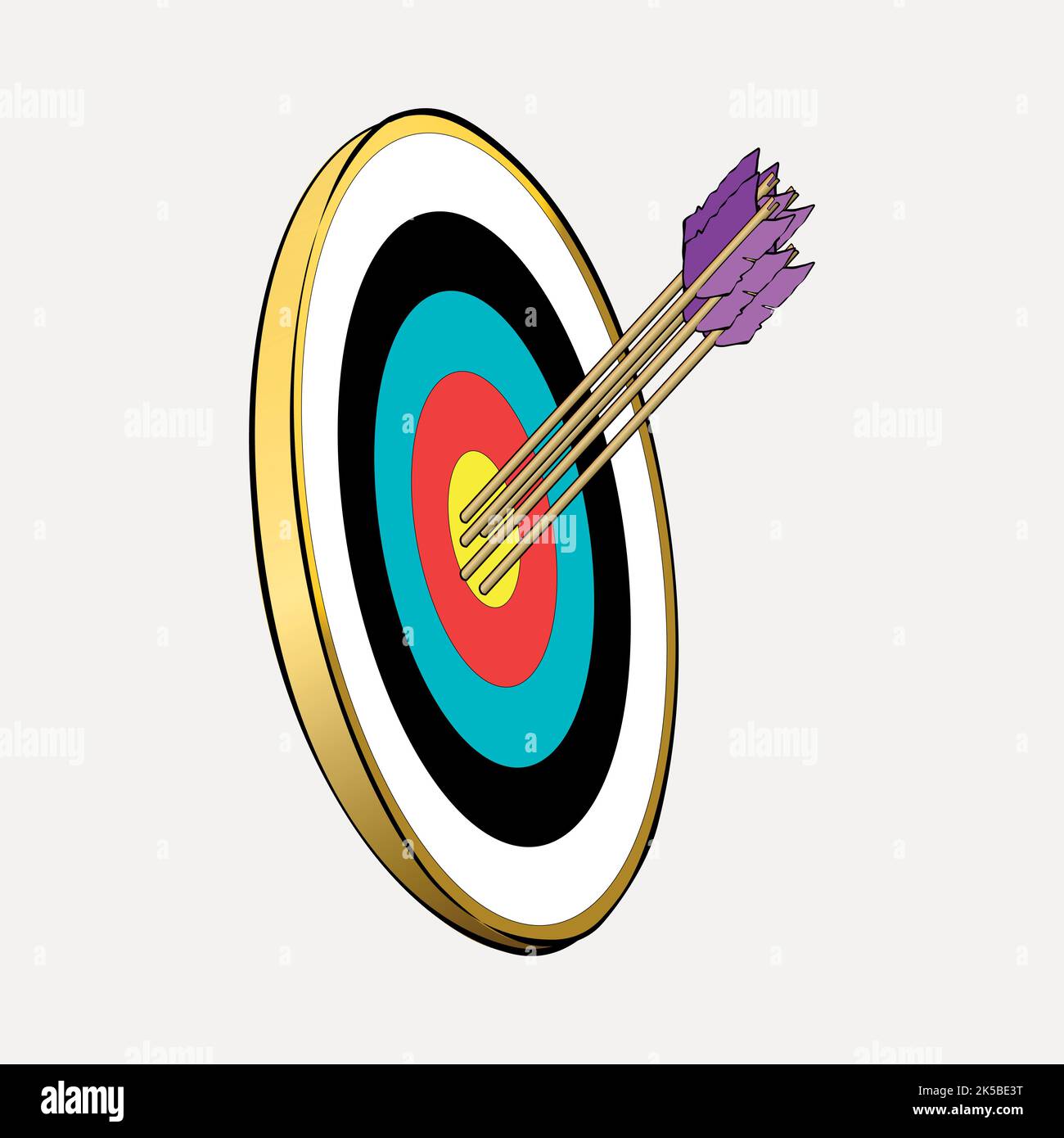 Arrow Dartboard Clipart Illustration Vector Stock Vector Image And Art Alamy
