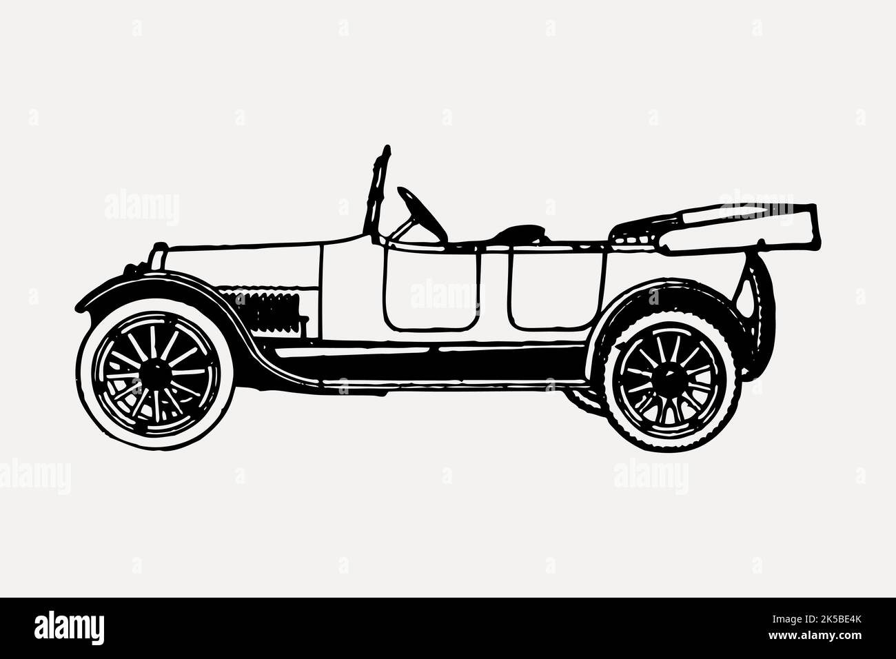 Vintage automobile drawing hi-res stock photography and images - Alamy