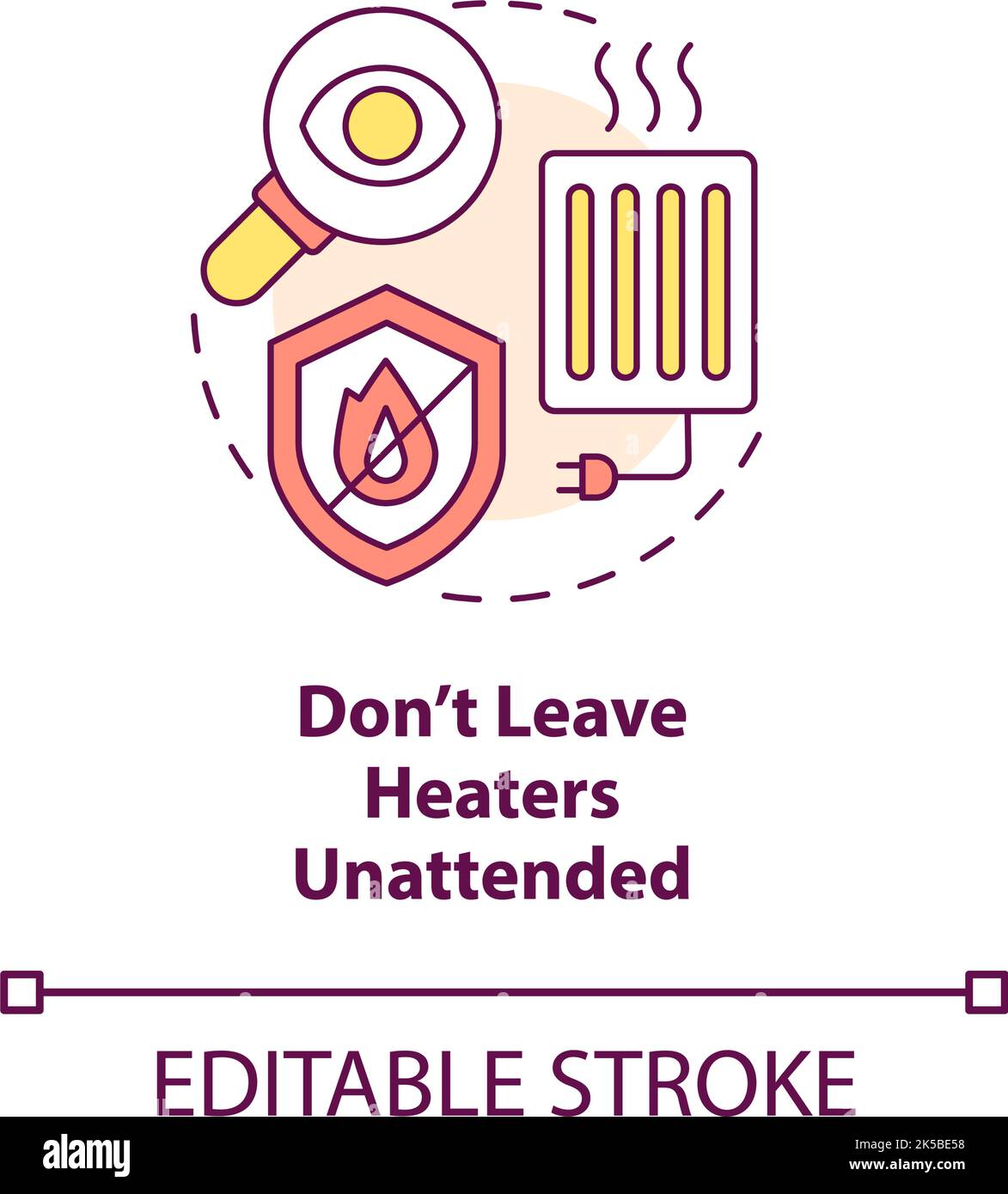 Line fire heaters hi-res stock photography and images - Alamy