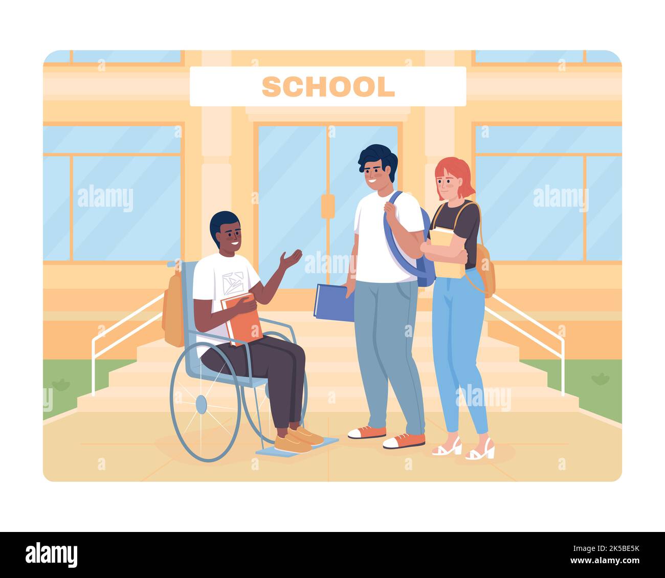 School diversity and inclusion Stock Vector Images - Alamy