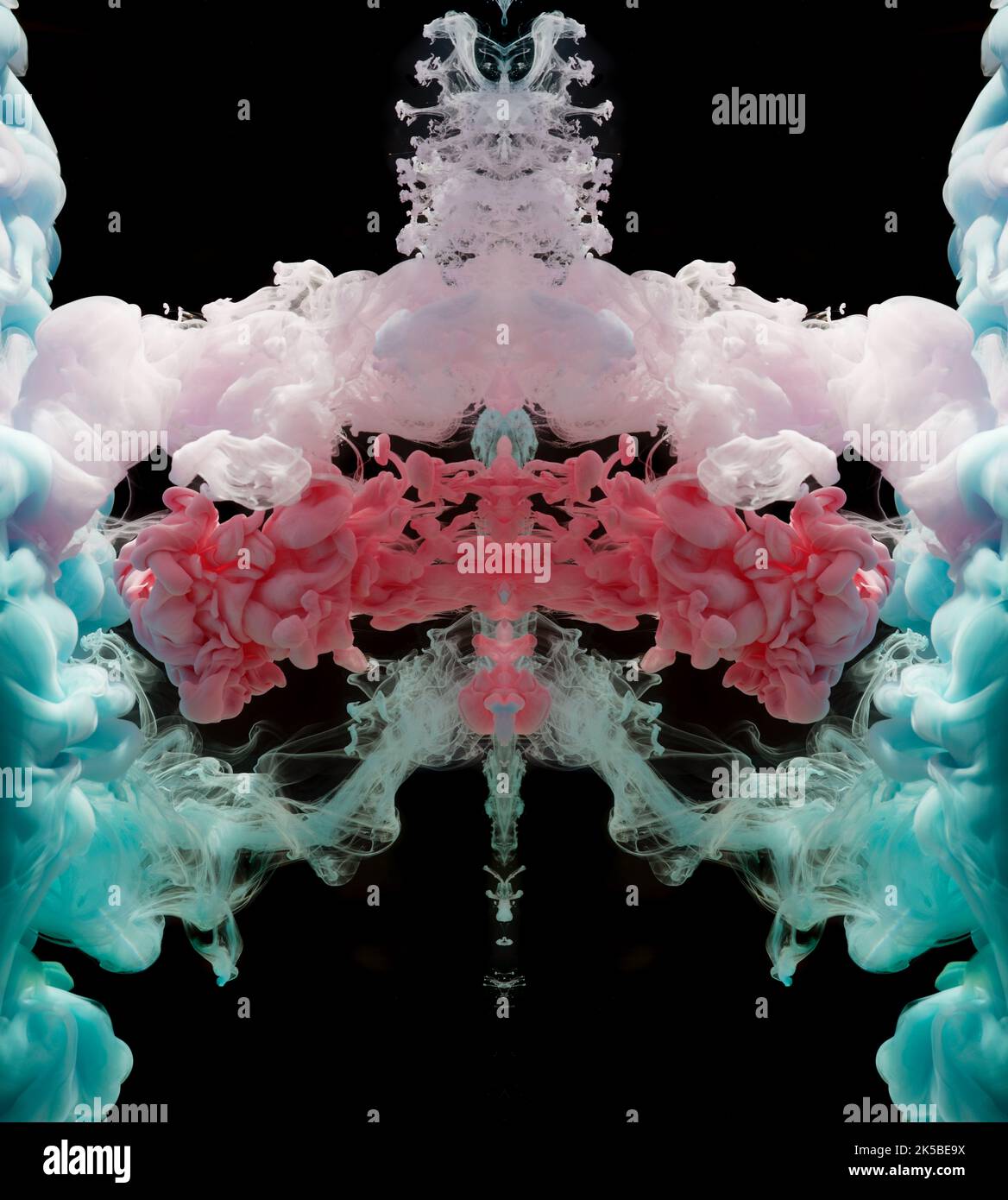 color abstraction, inks, color explosion Stock Photo - Alamy