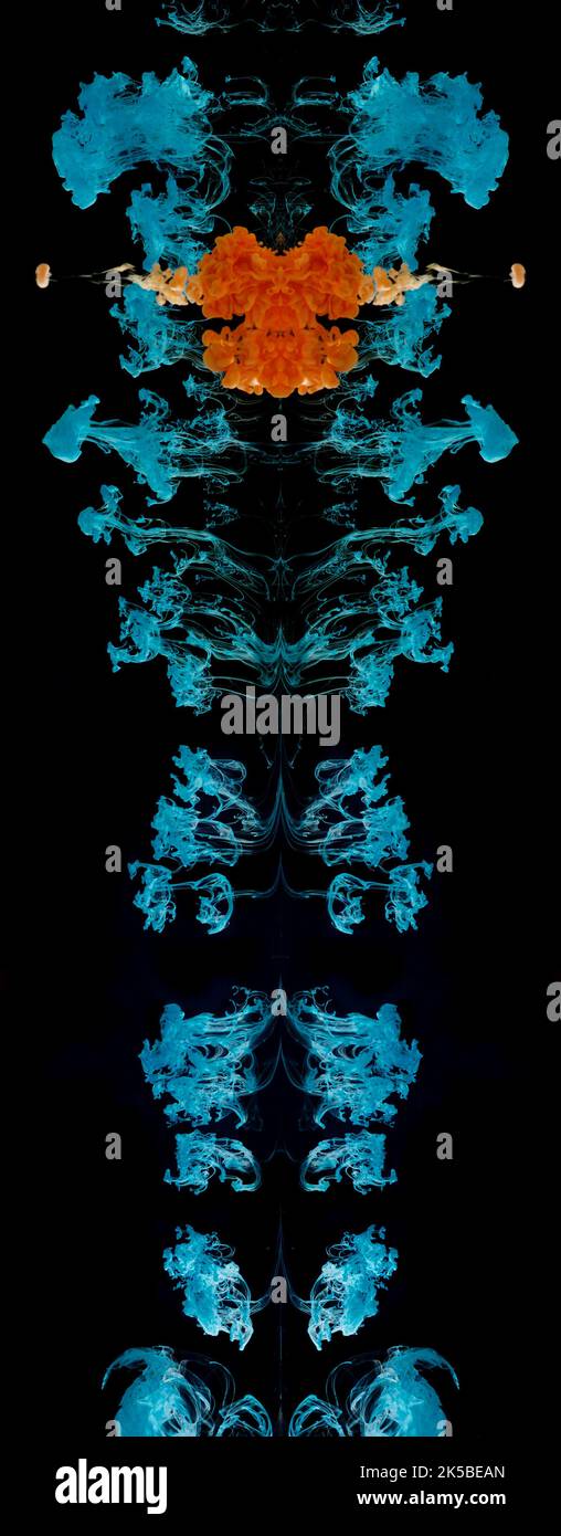 color abstraction, inks, color explosion Stock Photo - Alamy