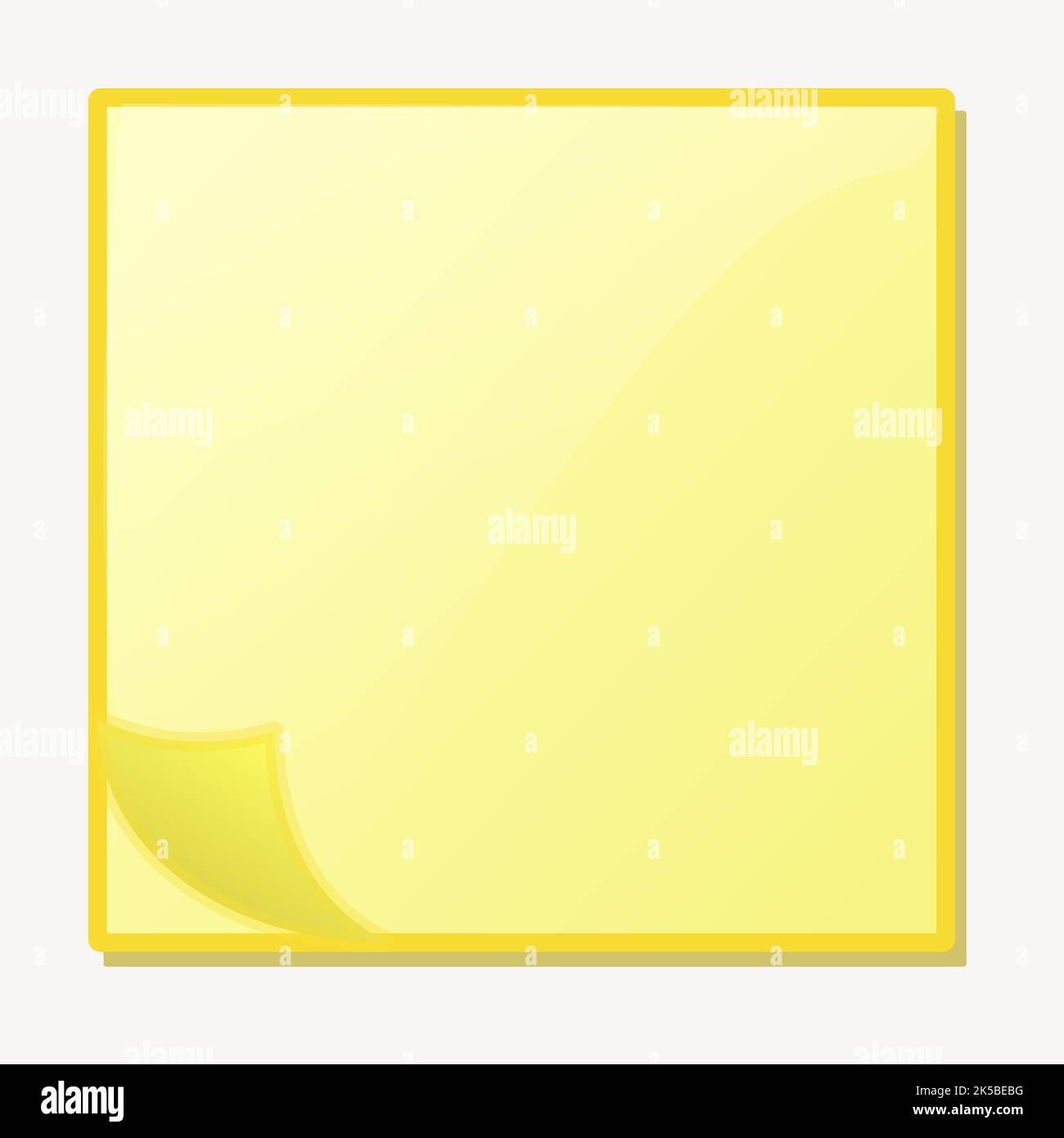 Note paper clipart, illustration vector Stock Vector Image & Art - Alamy