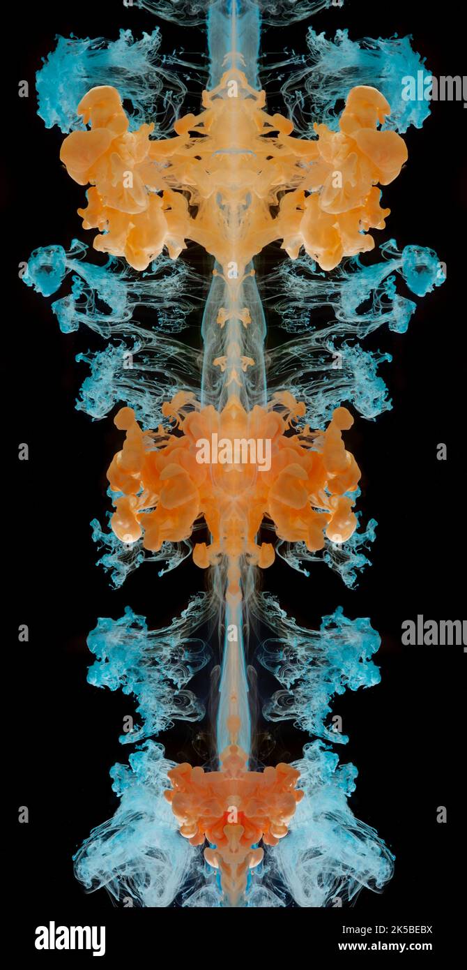 color abstraction, inks, color explosion Stock Photo - Alamy