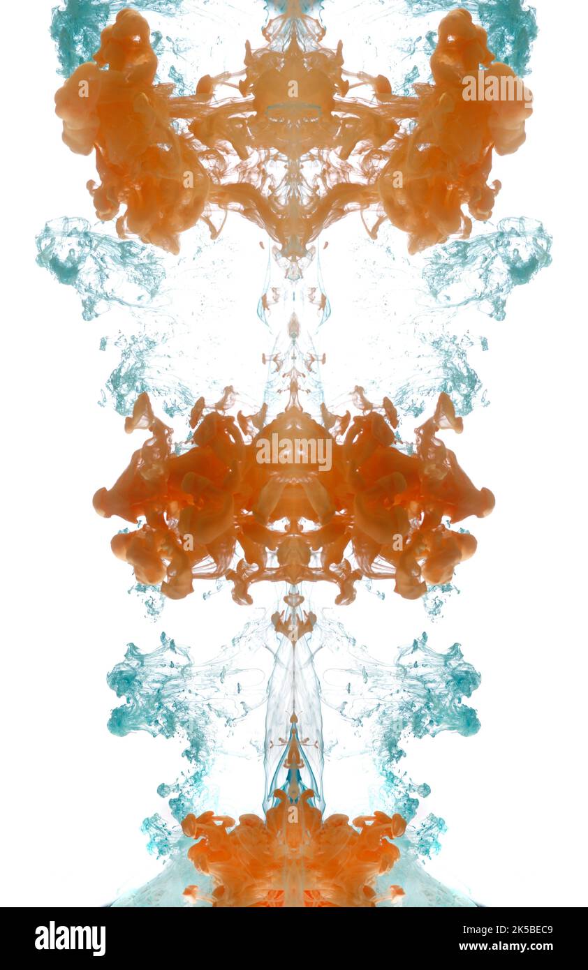 color abstraction, inks, color explosion Stock Photo - Alamy