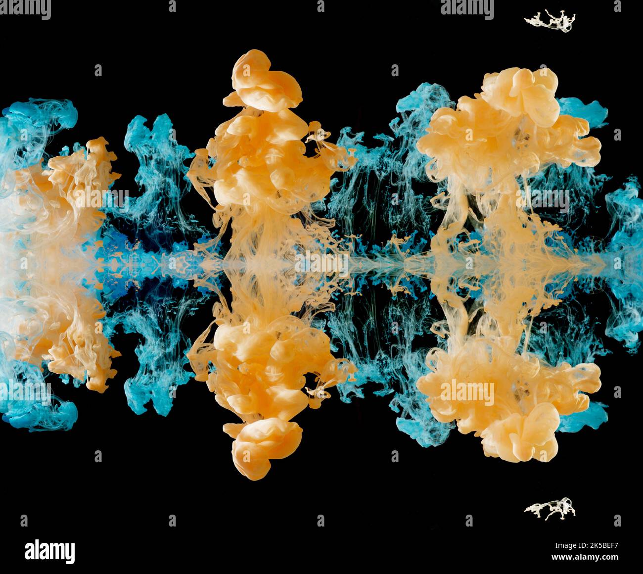 color abstraction, inks, color explosion Stock Photo - Alamy