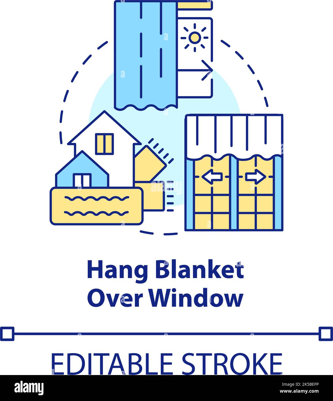 Draught proof window Stock Vector Images - Alamy