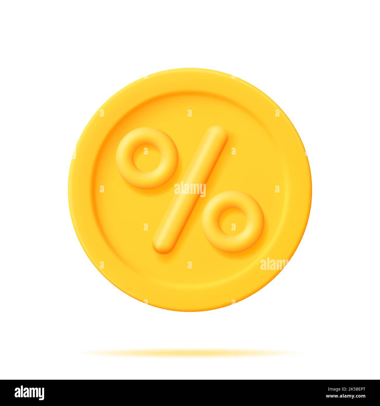3d coupon gold coin Cut Out Stock Images & Pictures - Alamy