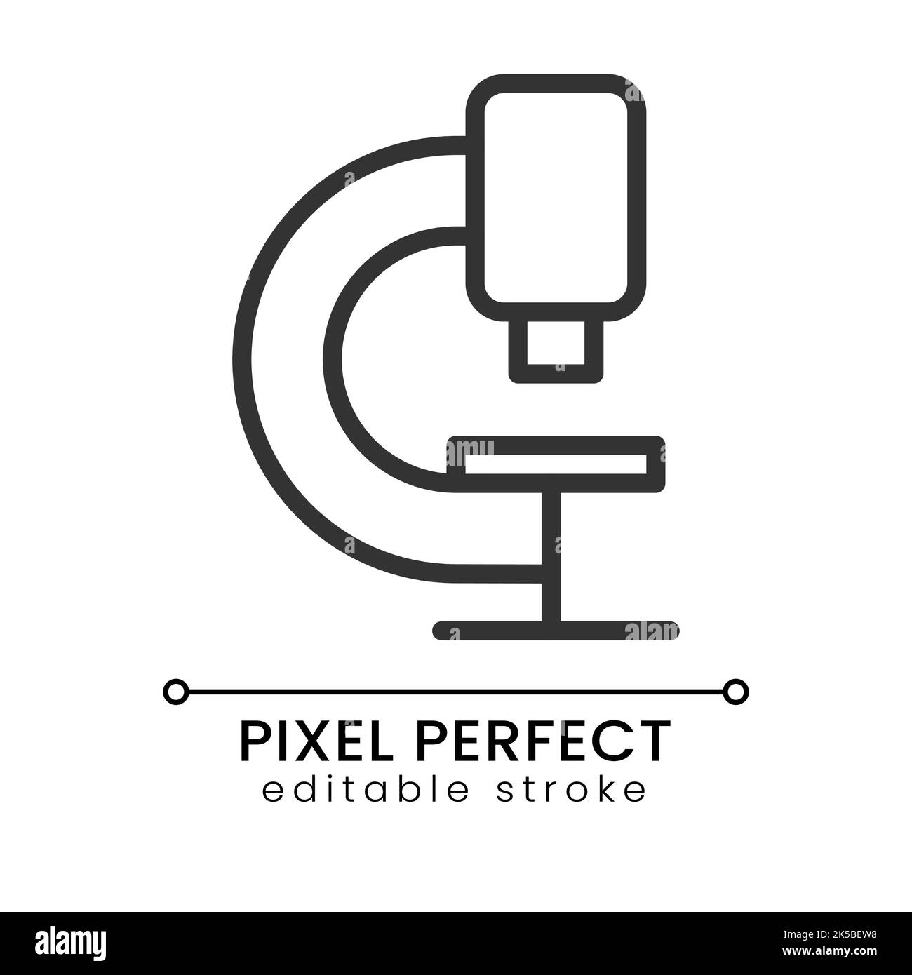 Microscope observation Stock Vector Images - Alamy