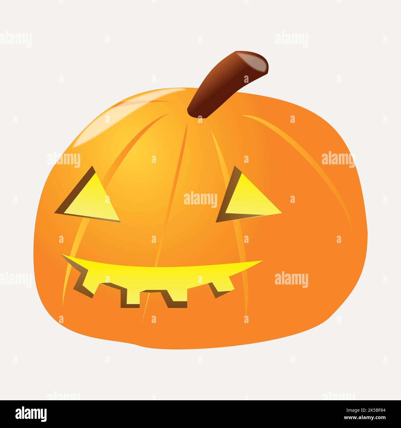 Halloween pumpkin clipart, illustration vector Stock Vector Image & Art ...