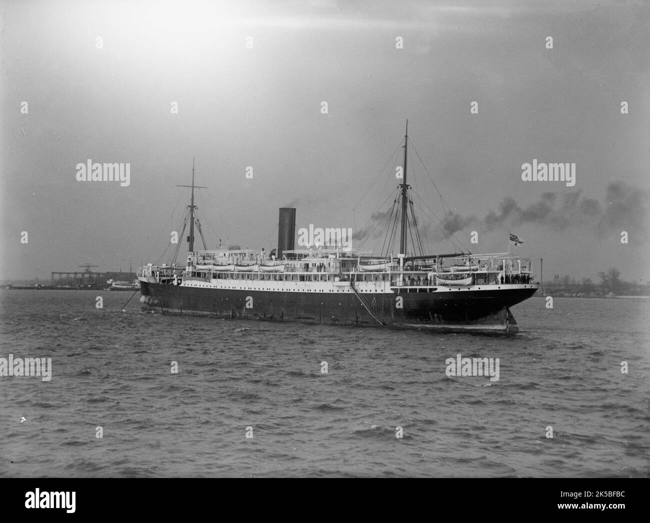 Appam, S.S. British Ship Captured By Germans, Interned In U.S., 1916 ...