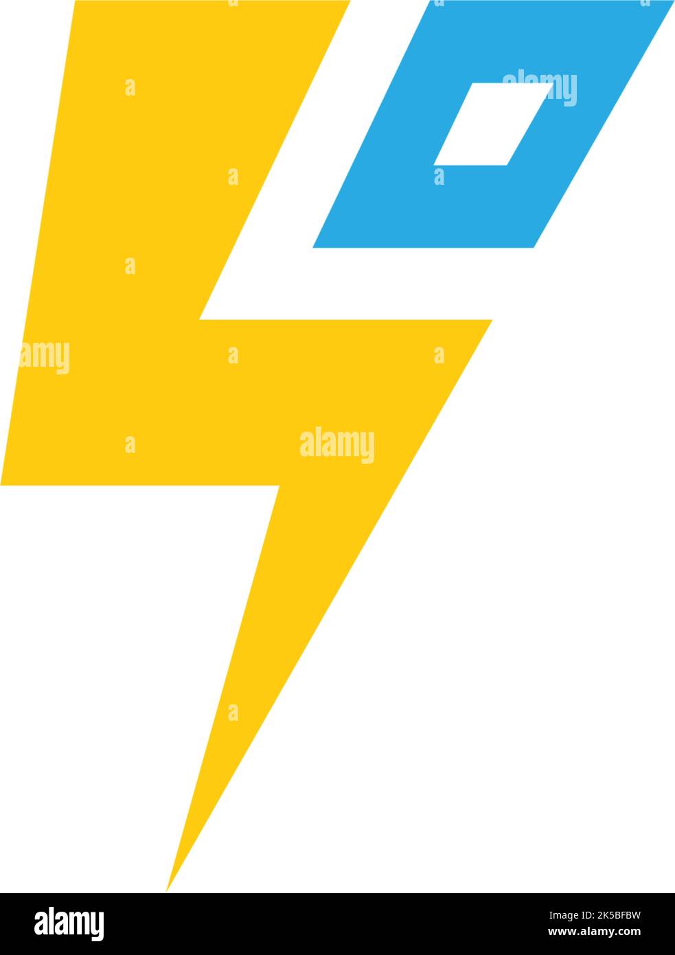 Lightning logo icon design illustration template Stock Vector Image ...