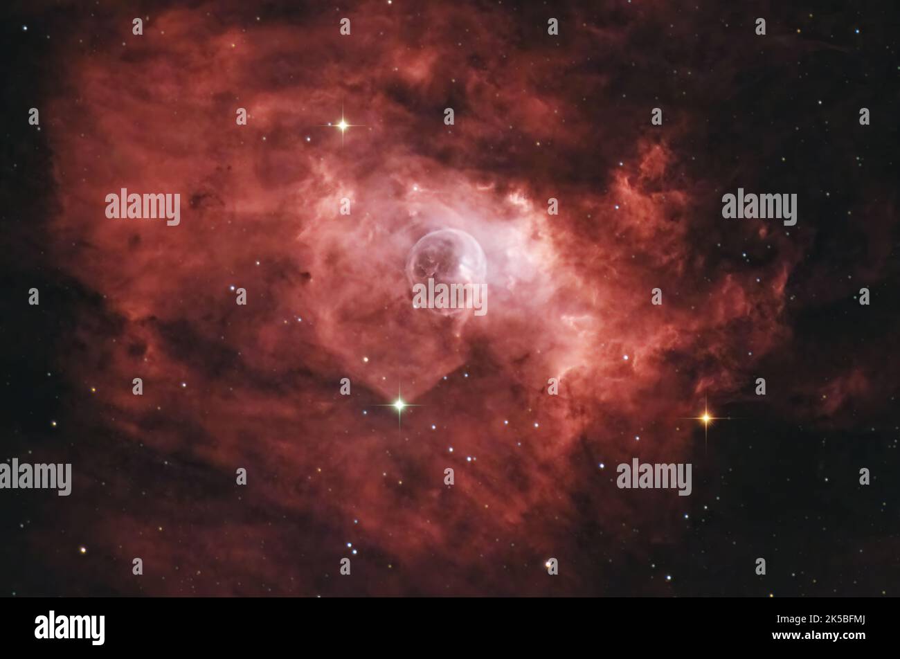 The Bubble Nebula (NGC 7635), photographed from the UK Stock Photo - Alamy