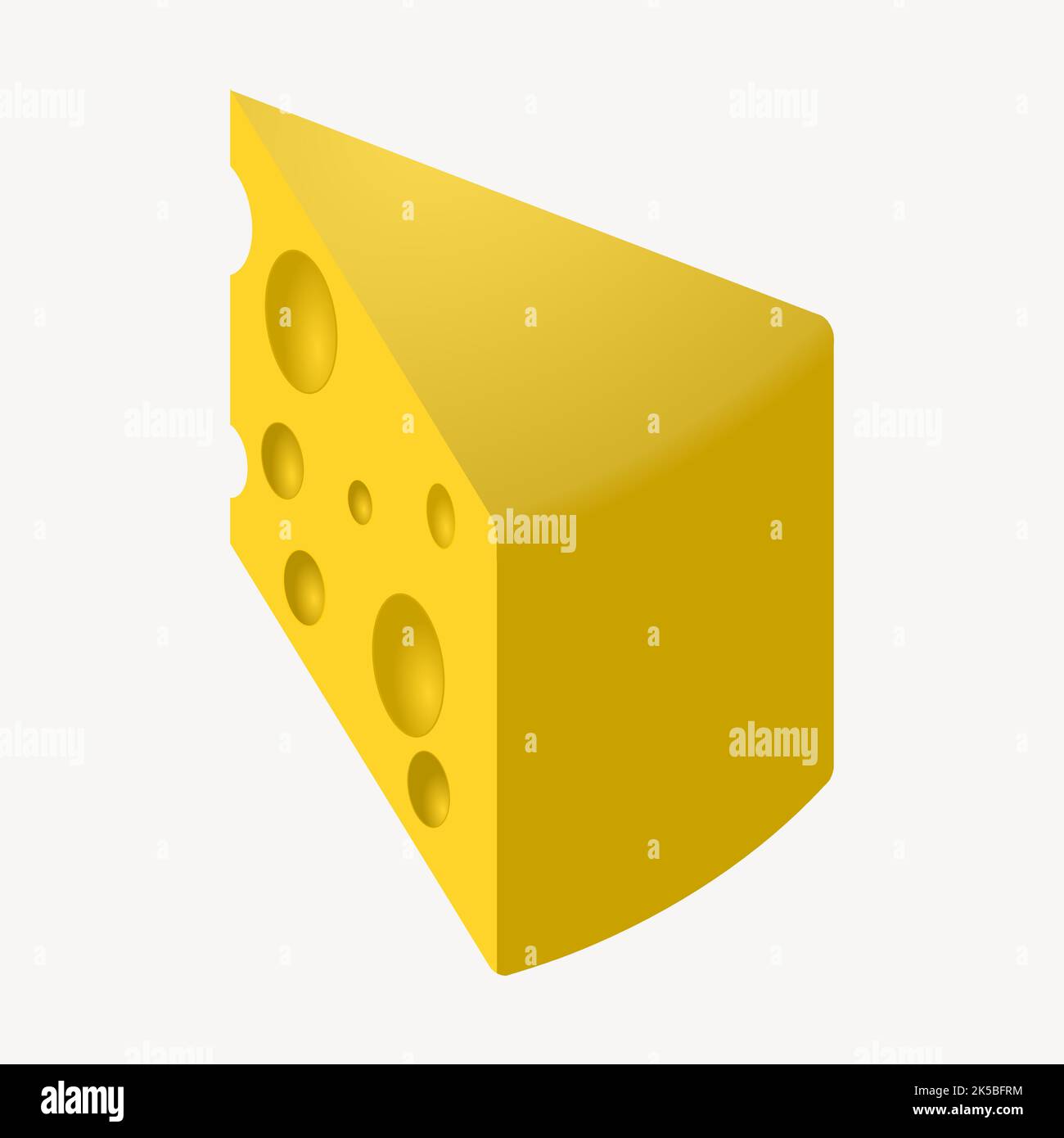 Cheese piece clipart, illustration vector Stock Vector Image & Art - Alamy